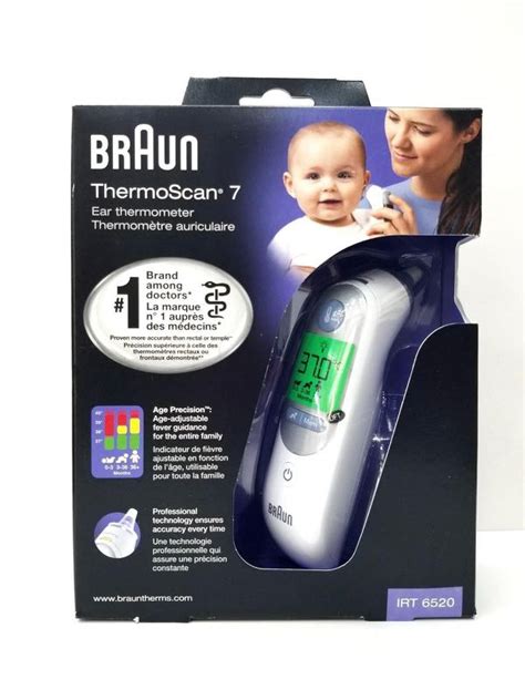 Braun ThermoScan 7 IRT6520 德國百靈牌耳溫槍 健康及營養食用品 溫度計 Carousell