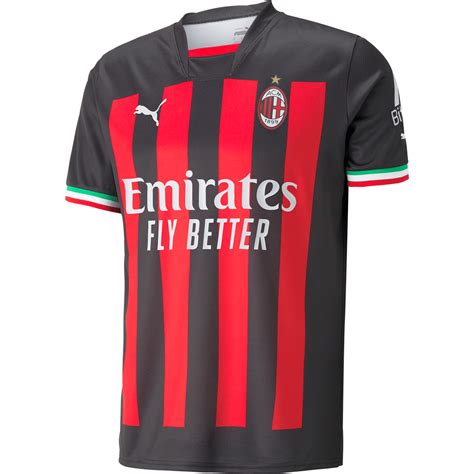 Men S Replica Puma Ac Milan Home Jersey Artofit