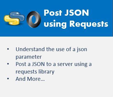 Python Post JSON Using Requests Library