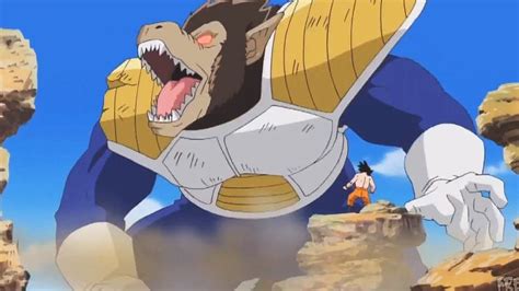Dragon Ball Z Goku Vs Great Ape Vegeta Why Do You Think Dbz Did Away