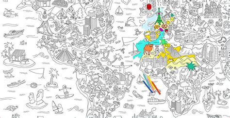 Le Meilleur Carte Du Monde Coloriage Image Coloriage