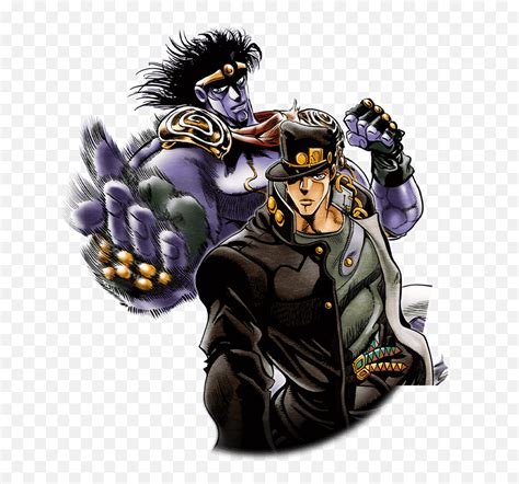 Jotaro And Star Platinum Png Transparent Png Transparent Png Image
