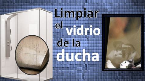 Cómo limpiar los vidrios del baño cuando tienen sarro YouTube