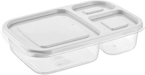 Orion Pojemnik Na Żywność Dzielony 3 Częściowy Z Przegródkami Lunchbox