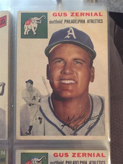 1954 TOPPS 2 GUS ZERNIAL VB 907 EBay