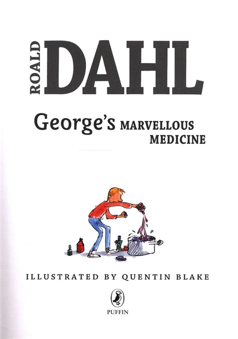 George S Marvellous Medicine By Dahl Roald 9780141348803 BrownsBfS