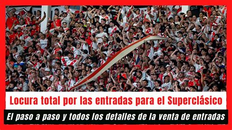 RIVER y la locura por una entrada para el superclásico el paso a paso