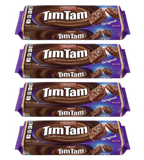 Arnotts Tim Tam Chocolate Biscuits 4 Pack Original And Authentic