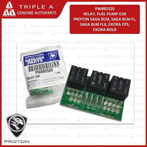 Proton Gen2 Persona Exora Saga BLM FLX Fuel Pump ICM Relay PW892520