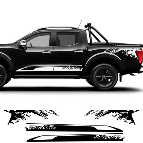2PCS Auto Vinyl Film Decoration Decals For Nissan NAVARA NP300 DIY Car