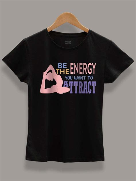 Buy Positive Energy T Shirt Premium Yoga T Shirts For Women By Out Of