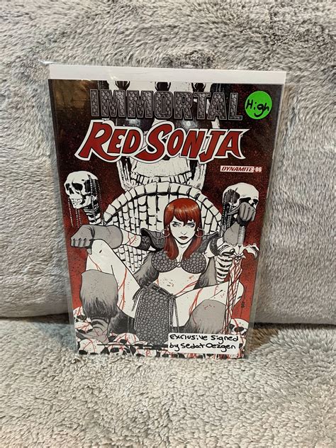 Immortal Red Sonja 6 Exclusive Signed By Sedat Oezgen Comic Books
