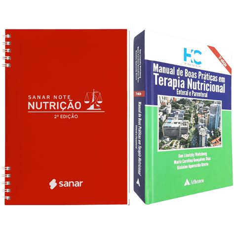 Livraria Odontomedi Sanar Note Nutrição 2 Edição 2022 Manual de Boas
