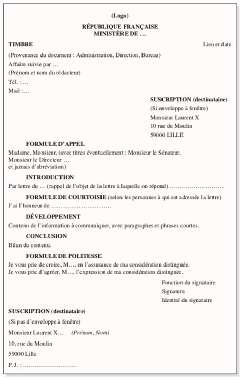Découvrir 138 imagen formule de politesse administration fr