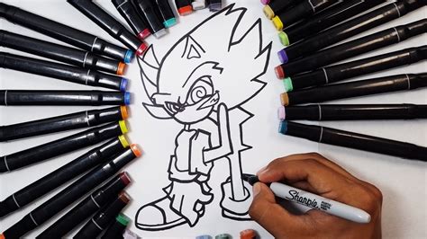 CÓMO DIBUJAR A FLEETWAY SUPER SONIC YouTube