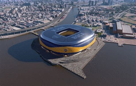 La Nueva Bombonera en la Isla Demarchi así sería el estadio de Boca