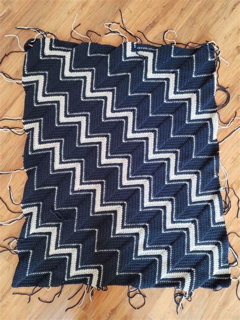 Diagonal Ripple Lapghan Free Crochet Blanket Pattern Artofit
