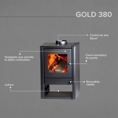 Calefactor A Le A Gold Charcoal