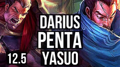 DARIUS Vs YASUO TOP Penta Legendary 22 3 3 900K Mastery EUW