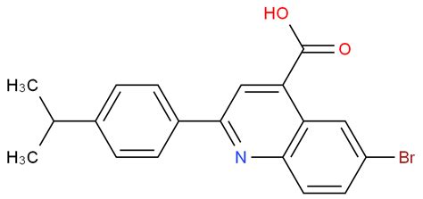 6 BROMO 2 ISOPROPYL QUINOLINE 4 CARBOXYLIC ACID 401624 46 2 Wiki