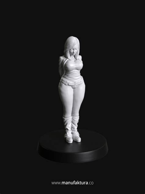 Sub Series 02b Prisoner Girl Standing Tied Up By Manufaktura Miniatures Etsy