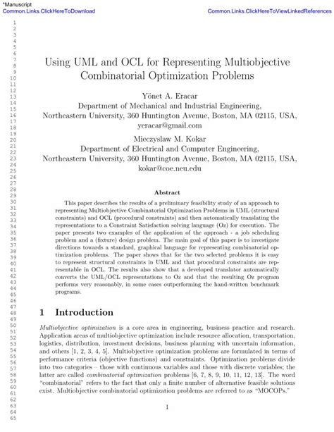 pdf using uml and ocl for representing multiobjective · using uml and ocl for representing