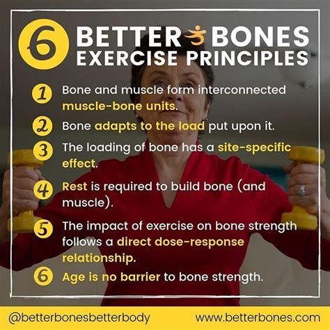 Better Bones Exercise Principles Exercise Bones And Muscles Weight