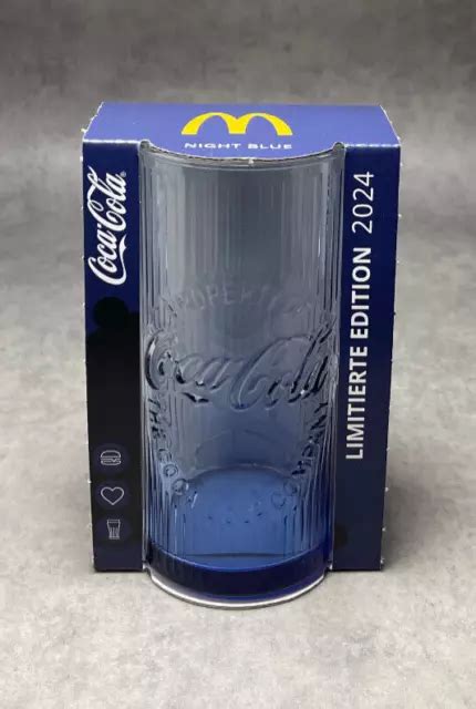 MCDONALDS COCA Cola Glas Gläser Limitierte Edition 2024 Night