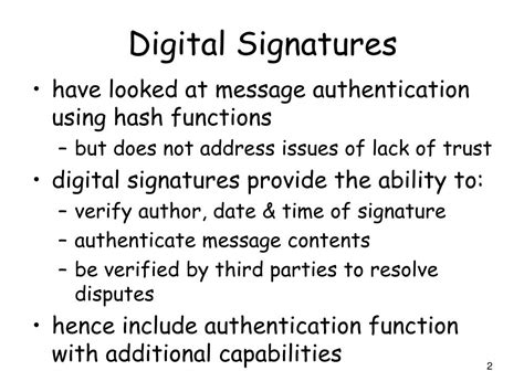 ppt cryptography and network security authentication protocols and digital signatures