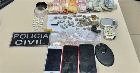 Três mulheres são presas em flagrante por tráfico de drogas em Campo