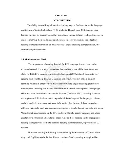 chapter 1 introduction the ability to read english as a