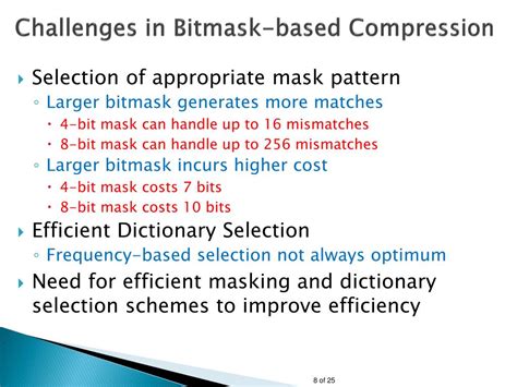 ppt an efficient code compression technique using application aware bitmask and dictionary