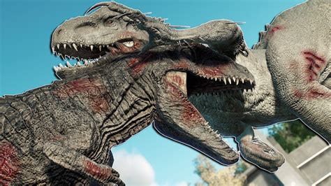 DOMINION GIGA Vs INDOMINUS REX BATTLE ROYALE Jurassic World