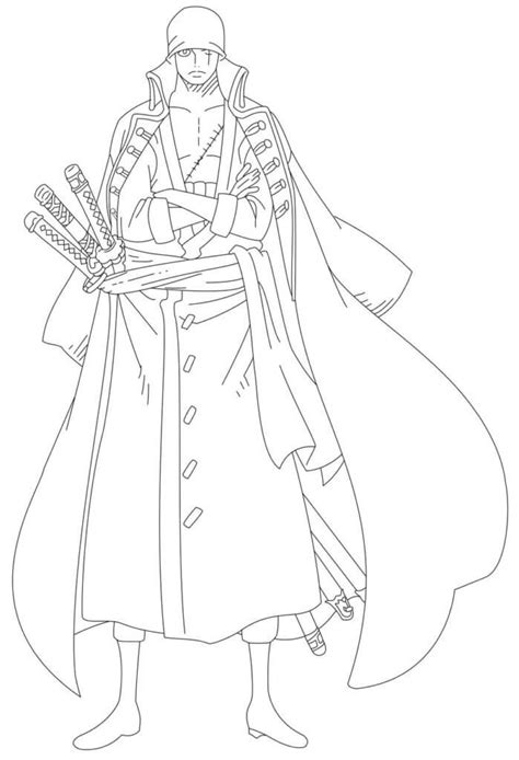 Dibujos De Zoro Para Colorear E Imprimir ColoringOnly