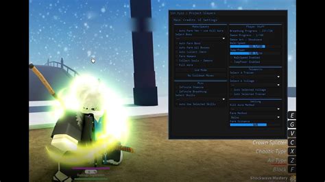 Update Project Slayers Hack Script Gui Kill Aura Auto Farm All
