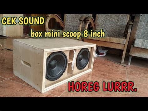CEK SOUND BOX MINI SCOOP 8 INCH HOREG LURR YouTube