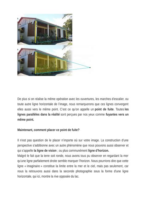 La Perspective Aquarelle Dessin