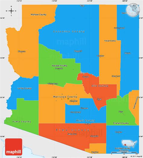 57 Images For Map Of Usa With Arizona Kodeposid