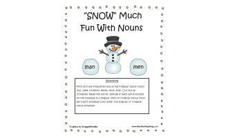 Using Irregular Nouns Worksheet By Teach Simple