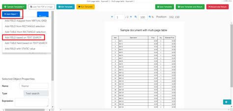 how to extract tables containing text from pdf using and integromat