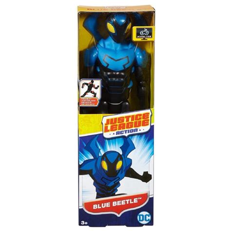 Boneco Liga Da Justiça Action Besouro Azul 30 Cm Mattel Submarino