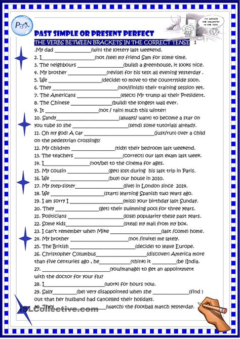 Past Simple Or Present Perfect Practice English Grammar Exercises