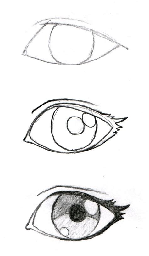 Como Dibujar Ojos Anime Paso A Paso A Lapiz Facil Amigo Tambi N Me