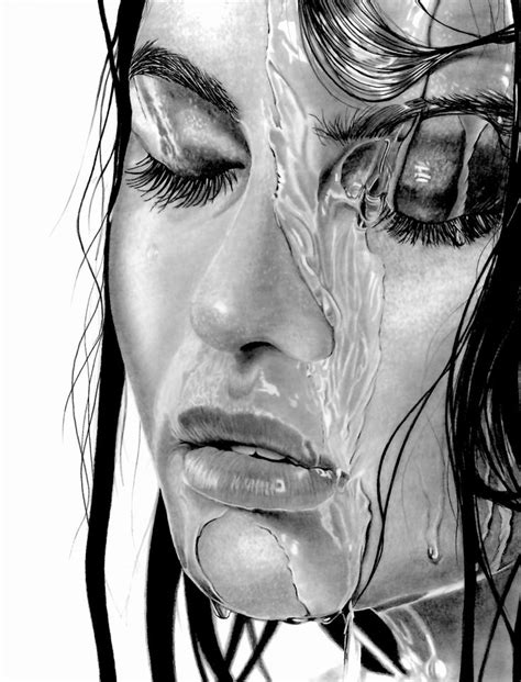 Wet 18 Dessin Par Paul Stowe Artmajeur Realistic Pencil Drawings