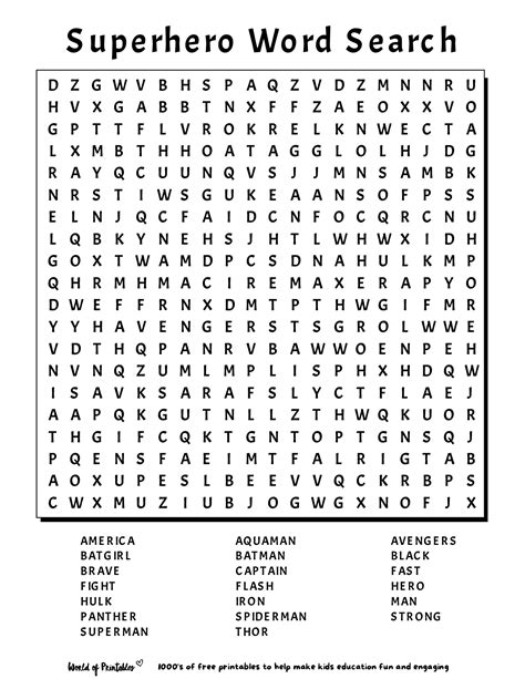 Free Printable Word Searches Printable Templates Free