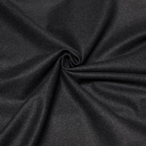 Drap de laine 100 laine Anthracite vendu au mètre