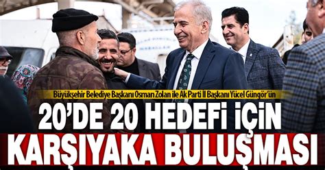 Başkan Osman Zolan Ak Parti İl Başkanı Yücel Güngör ile birlikte