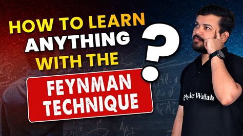 the feynman technique how to learn anything faster youtube