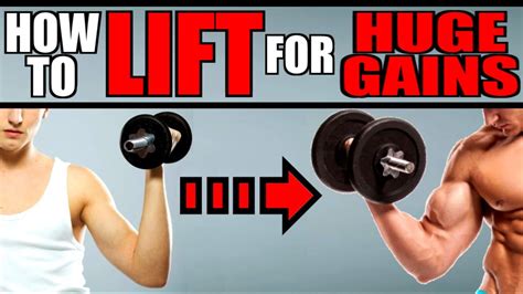 HOW TO LIFT WEIGHTS PROPERLY PROPER WEIGHT LIFTING FORM FOR BIG GAINS