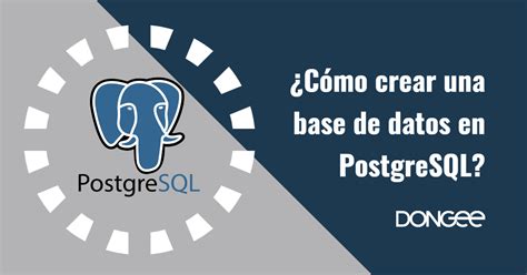 C Mo Crear Una Base De Datos Postgresql Youtube